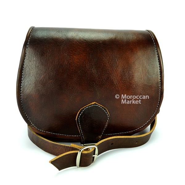 Handmade moroccan leather bag